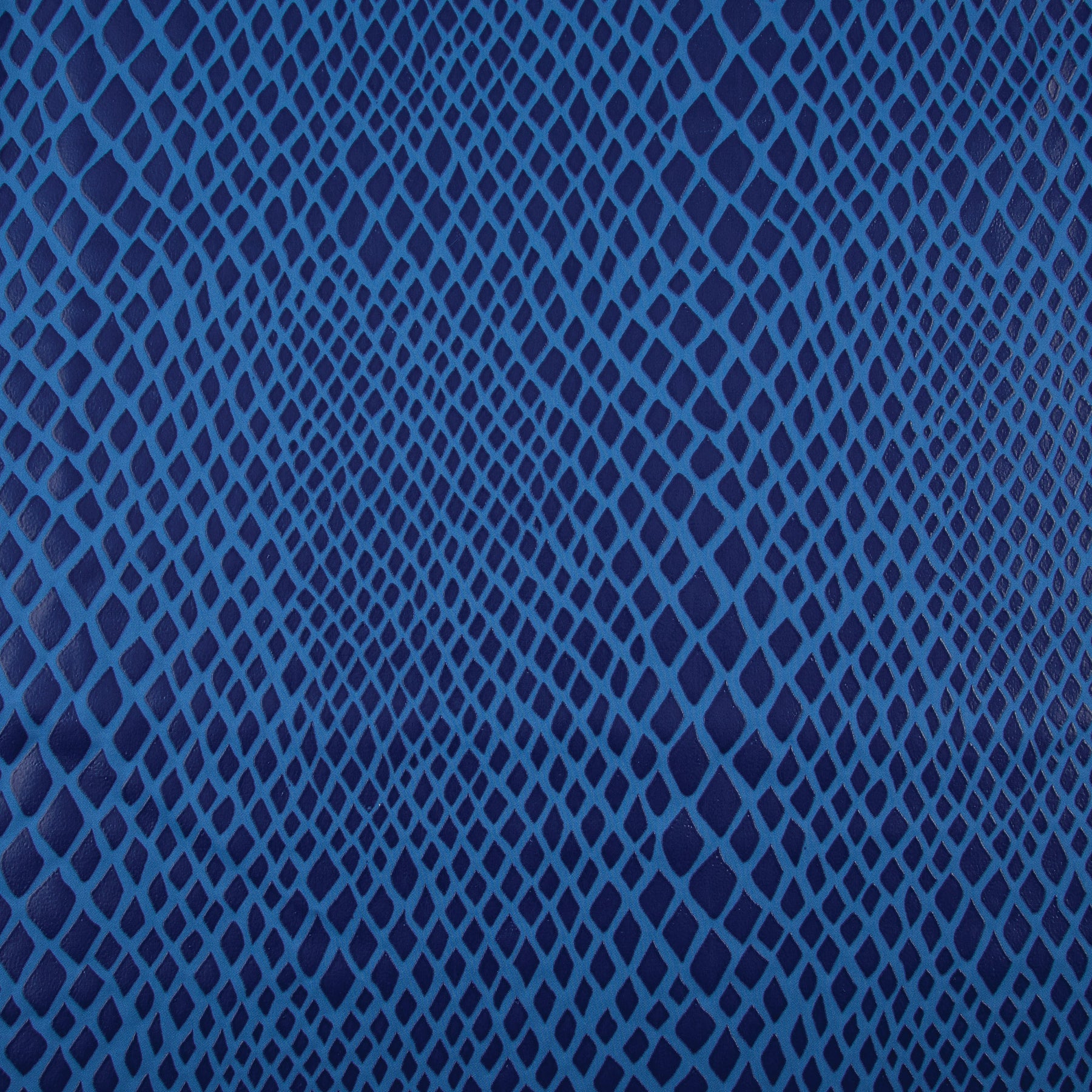 Stretch Fabric, Rubber Python Texture, Blue – Wyla Inc